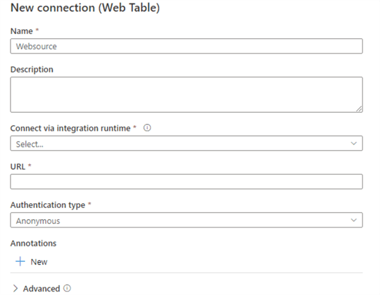 Build a Web Scraping Tool using Azure Data Factory