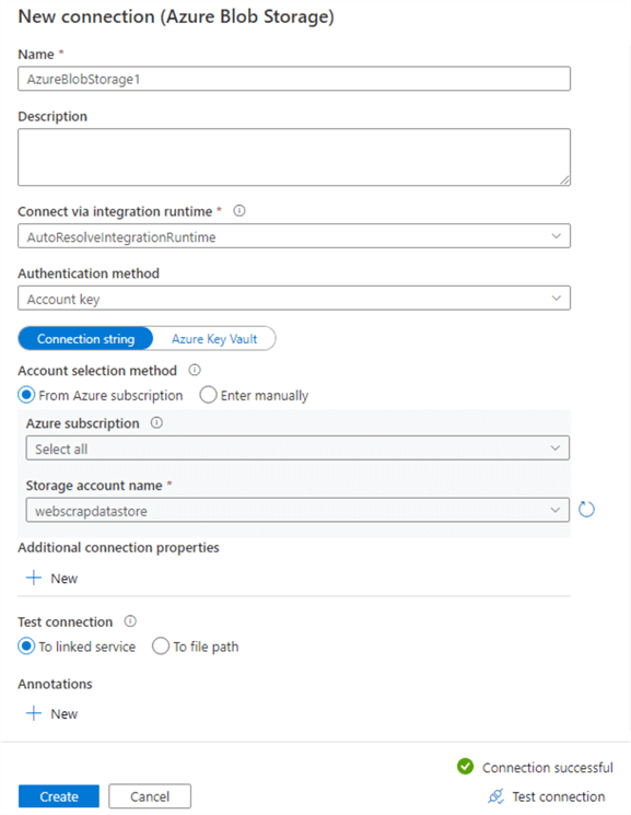 Build a Web Scraping Tool using Azure Data Factory