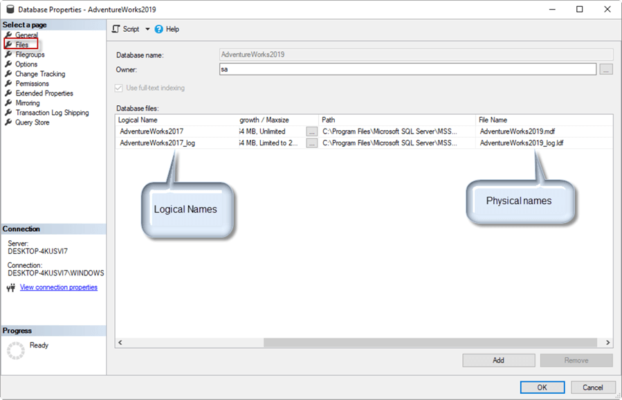 SQL Database Reference Guide