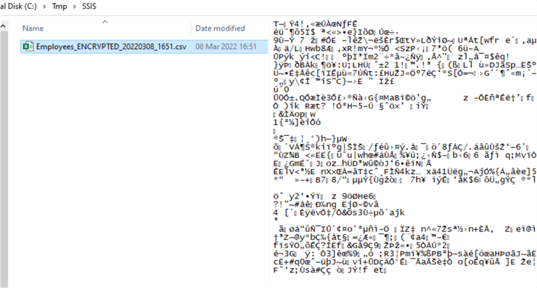 Encrypt And Decrypt A Csv File With Ssis