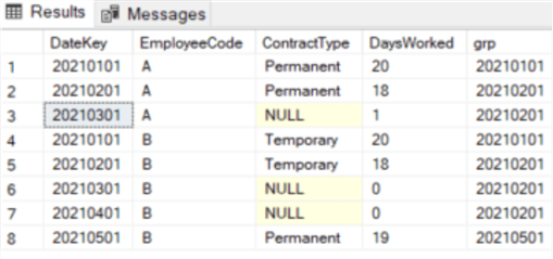 T Sql Code For Last Non Null Value From A Set Of Records In Sql Server 4077