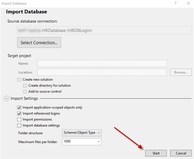 Database Projects in Visual Studio Solution