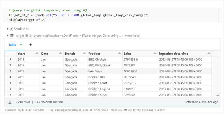 Azure Databricks Delta Lake Hive Metastore Managed External Tables