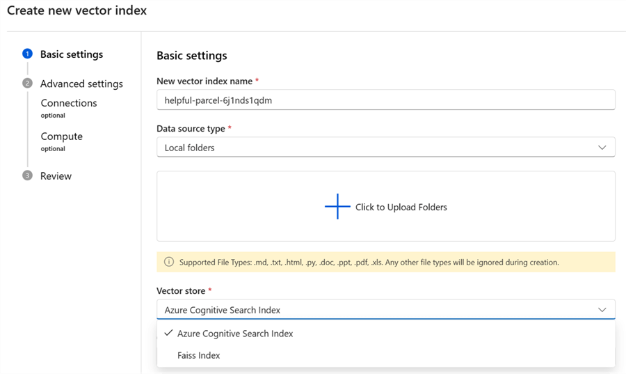 Azure Machine Learning (AML) Gen AI Model Catalog and Prompt Flow