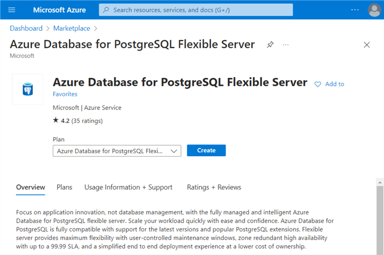 Deploy and Configure Azure SQL Database for PostgreSQL using Portal