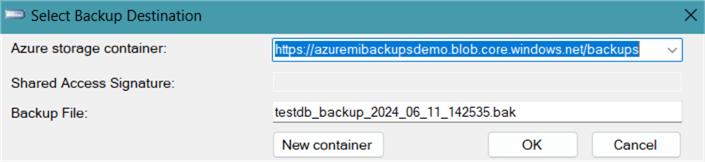 Azure Managed Instance Download and Restore SQL Server Backup