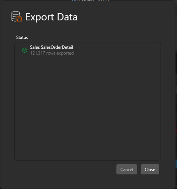 Power BI Export to Excel