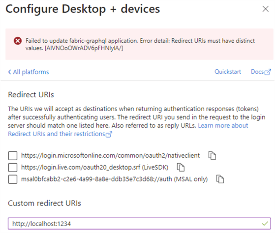 Query Microsoft Fabric Graphql Api From An External App