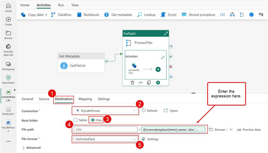 Convert Excel Workbooks to CSV with Microsoft Fabric
