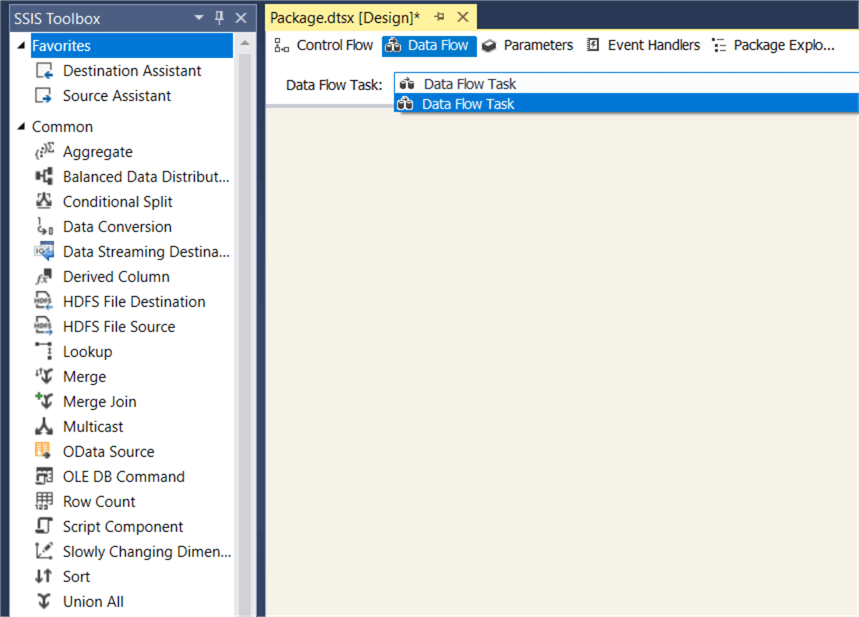 SQL Server Integration Services SSIS Data Flow Task Example