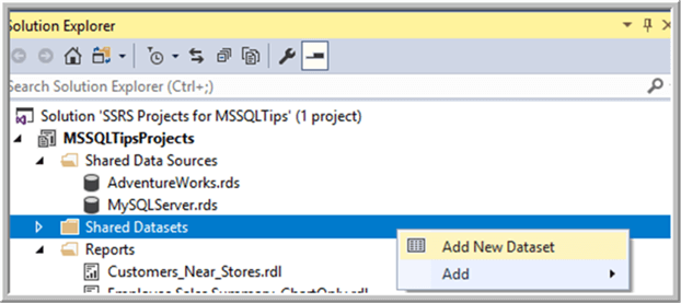 Sql Server Reporting Services Ssrs 2017 Data Sets 1189
